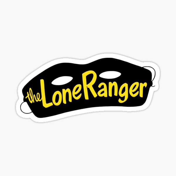 "Lone Ranger" Sticker for Sale by mainstreammusic | Redbubble