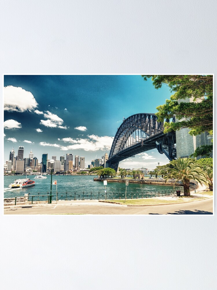 "Sydney Harbour Bridge Landscape Photography" Poster for Sale by ...