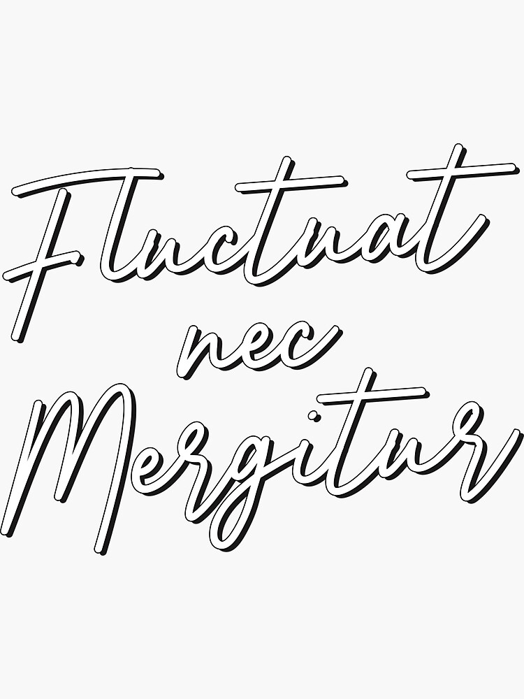 "Fluctuat nec mergitur - Paris " Sticker for Sale by Good-Politics ...