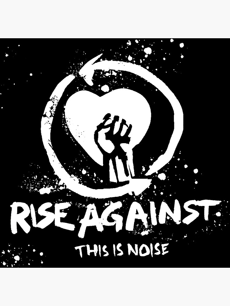 "Best seller by Rise Against Logo band Music Punk rock" Poster by ...