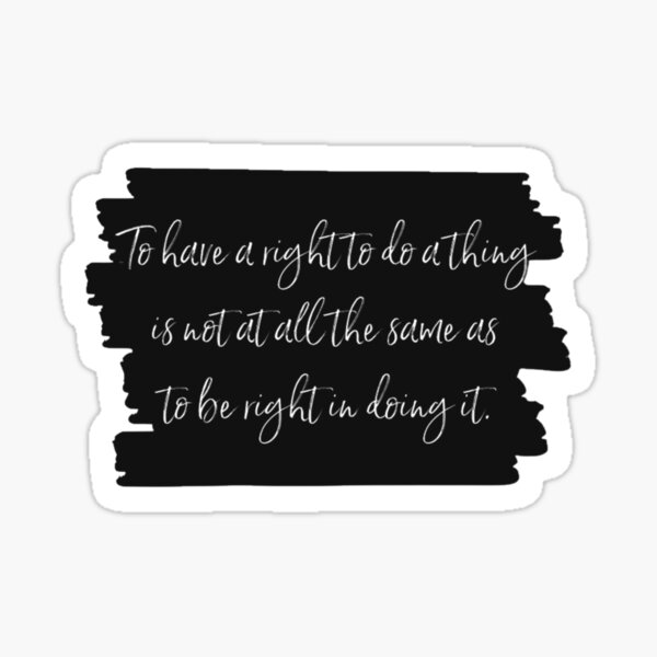 "Just because " Sticker for Sale by Flamingoswalkin | Redbubble