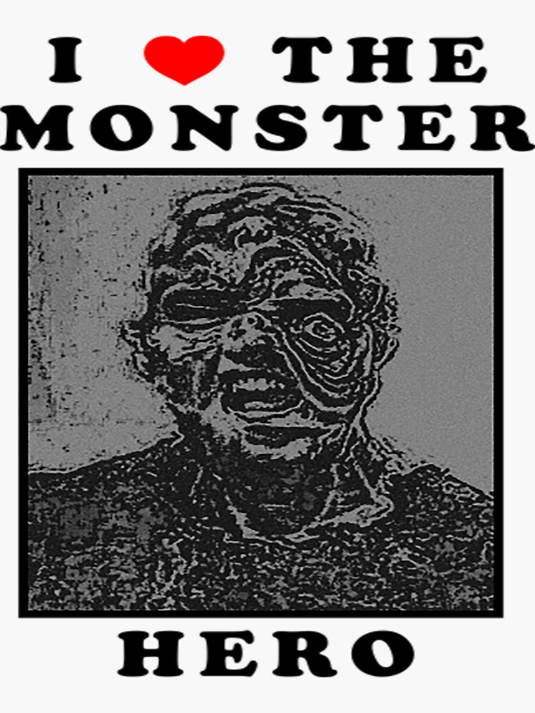 "Toxic Avenger I Love The Monster Hero" Sticker for Sale by KobyFeldmos ...