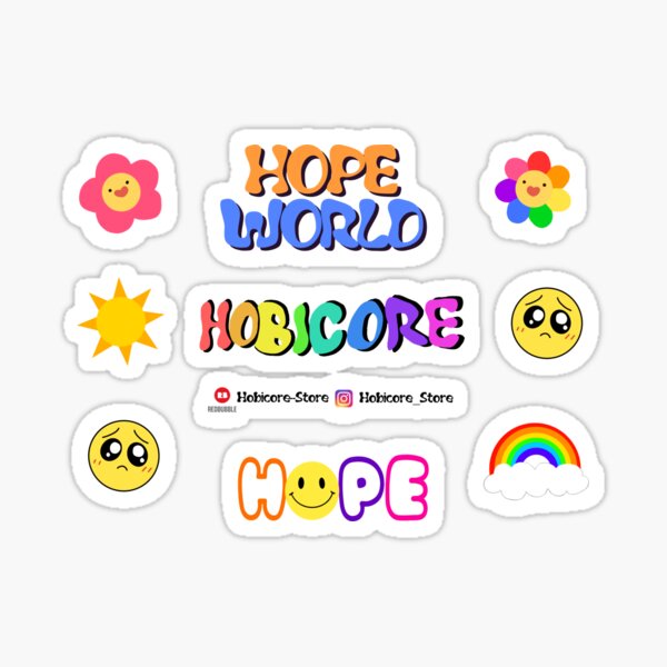 "BTS (방탄소년단) J-hope Hobicore Sticker Bundle" Sticker for Sale by ...