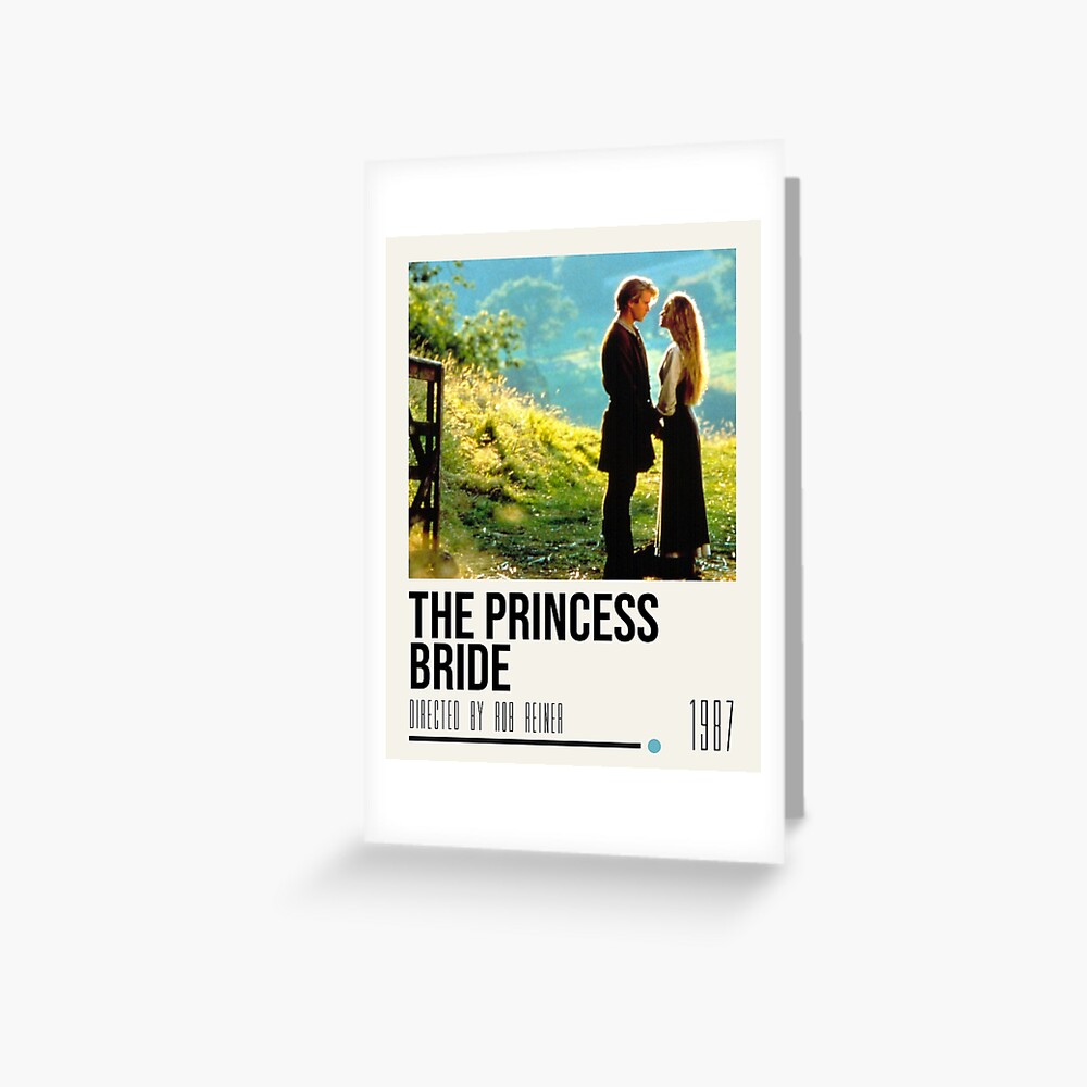 "The Princess Bride Movie Poster" Greeting Card by watsoncambrey ...