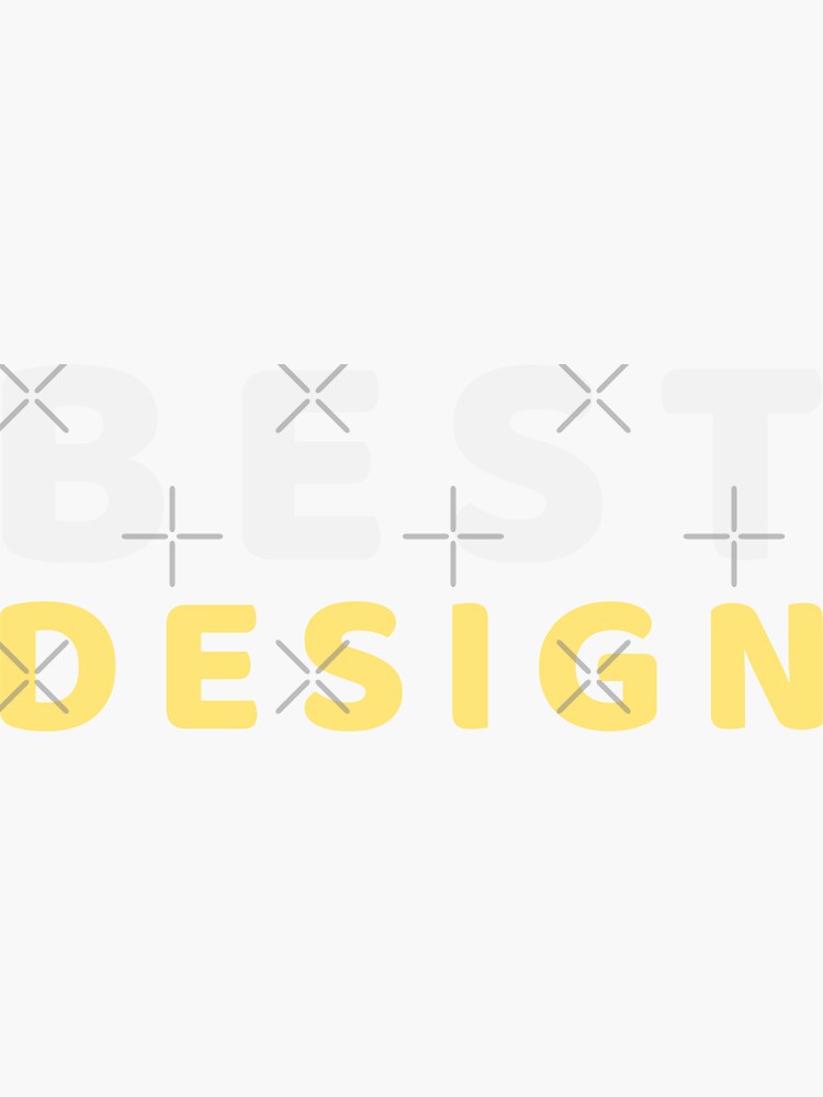 "Best design joke logo" Sticker for Sale by CrazyHowCool | Redbubble