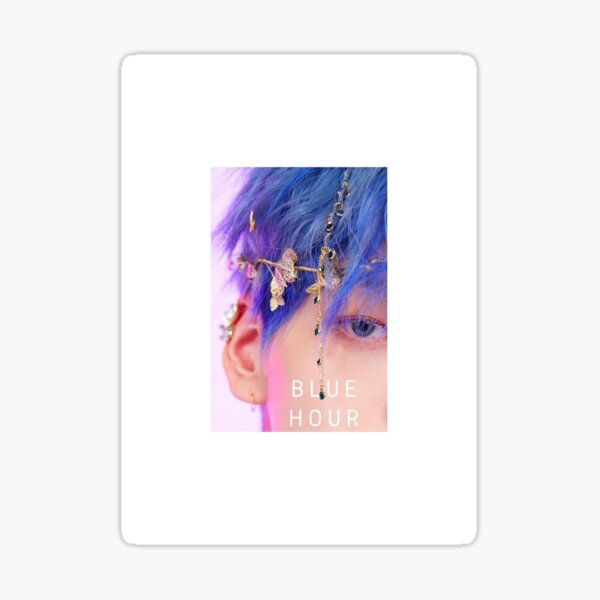"Choi Soobin Blue Hour" Sticker for Sale by howlingngwww | Redbubble
