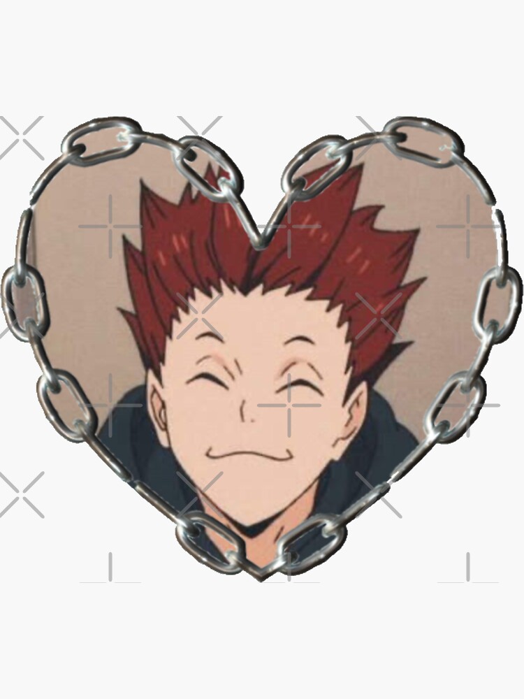"Tendou Sticker" Sticker for Sale by yuennbunn | Redbubble