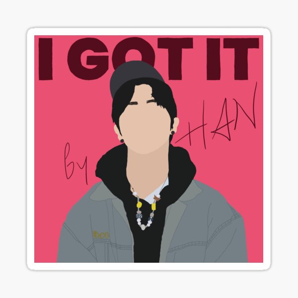 "Stray Kids Han Jisung " Sticker by anicoledesigns | Redbubble