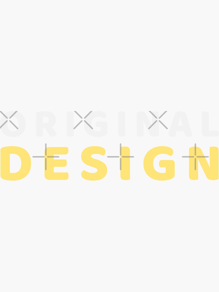 "Original design joke logo" Sticker for Sale by CrazyHowCool | Redbubble