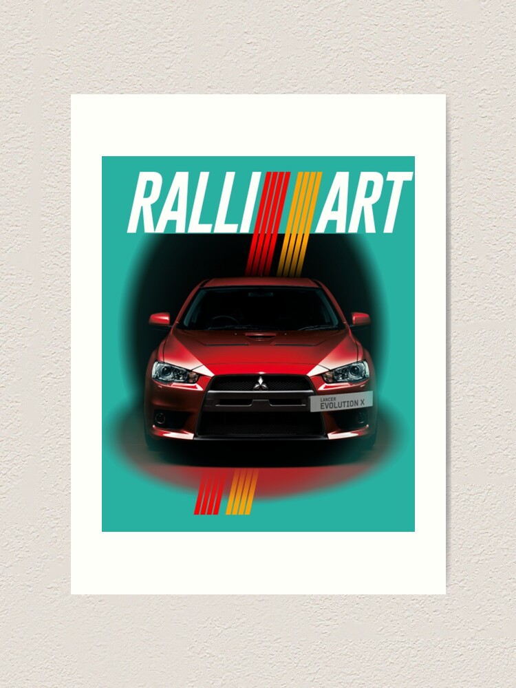 "Mitsubishi Evo Mitsubishi EVO X" Art Print for Sale by PreppieLook ...