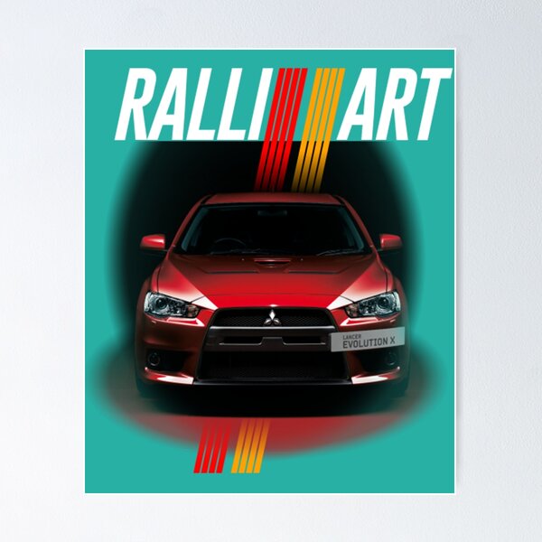 "Mitsubishi Evo Mitsubishi EVO X" Poster for Sale by PreppieLook ...