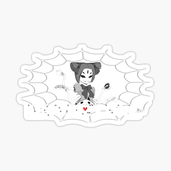 "Undertale - Muffet" Sticker for Sale by Inositol | Redbubble