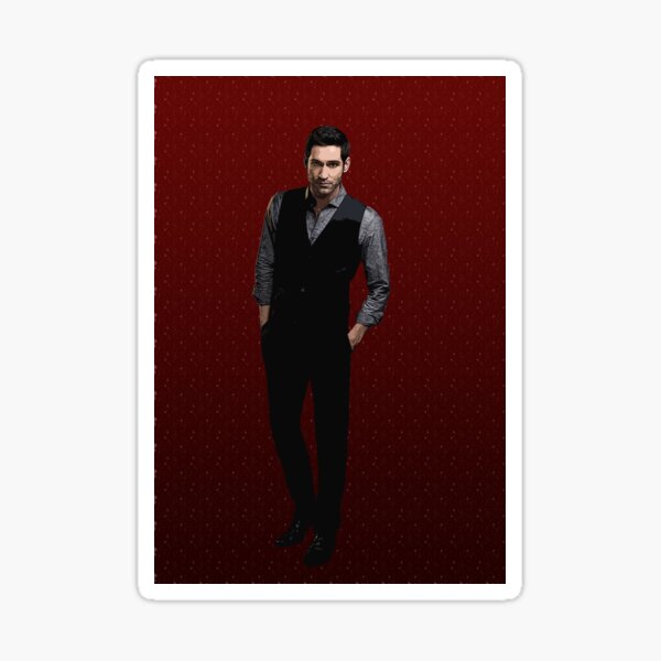 "Tom Ellis - Lucifer" Sticker by EnjoyRiot | Redbubble
