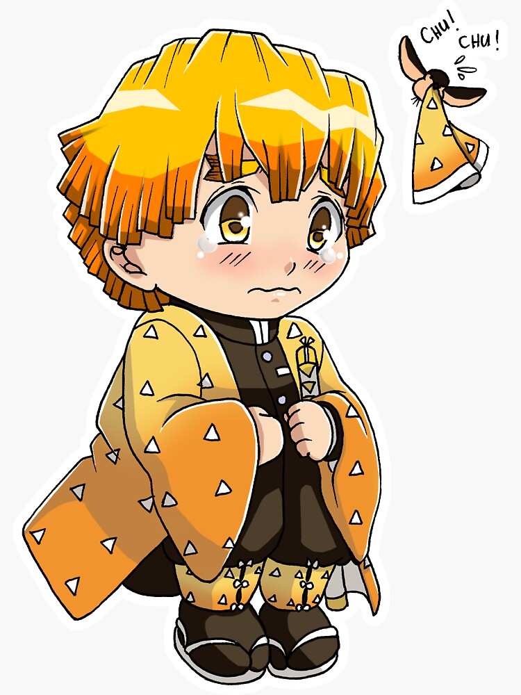 "ZENITSU SAD" Sticker by 79honey | Redbubble