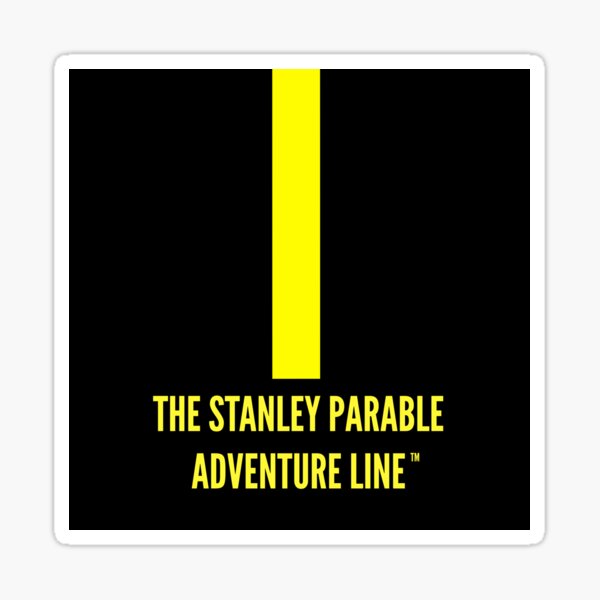 "The Stanley Parable Adventure Line™" Sticker for Sale by ...