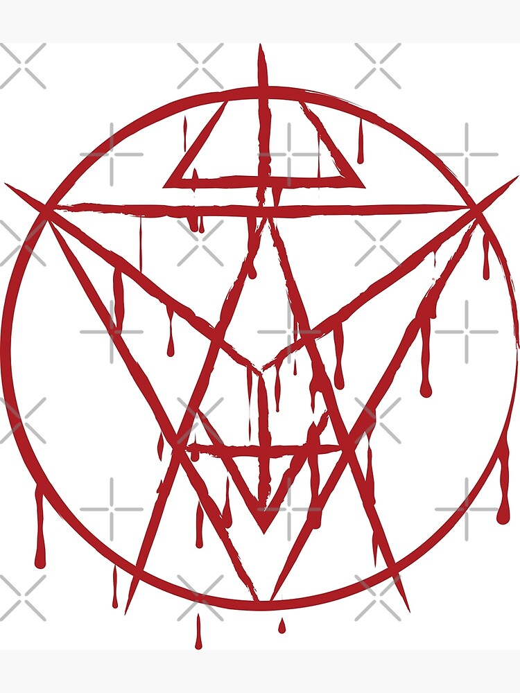 "Soul Eater Sigil (Red) [Roufxis-Rb]" Poster by RoufXis | Redbubble