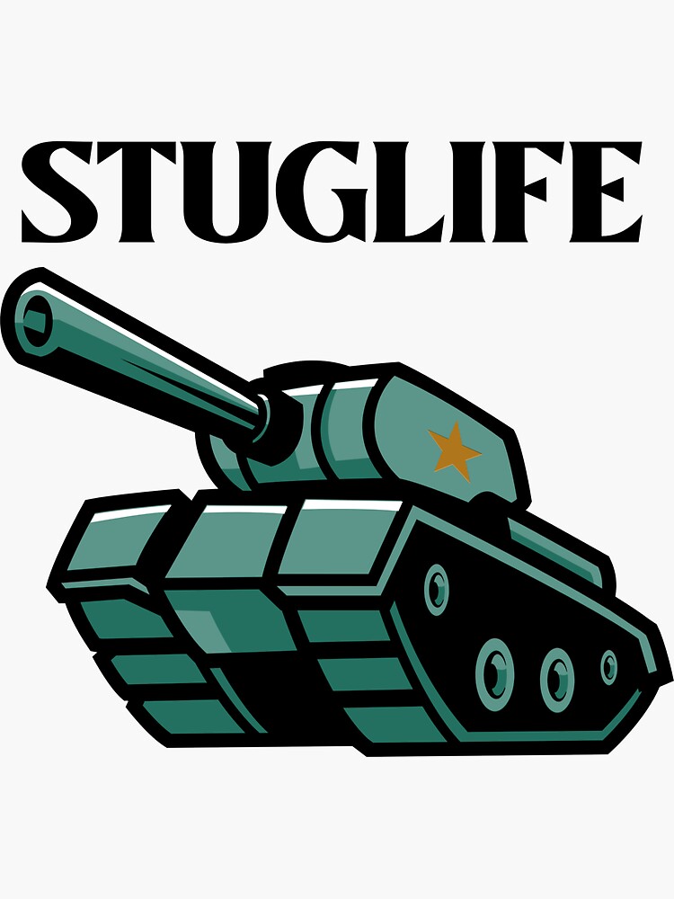 "Stug Life" Sticker for Sale by Wachi-A | Redbubble