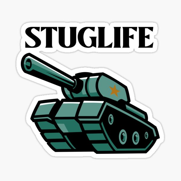 "Stug Life" Sticker for Sale by Wachi-A | Redbubble