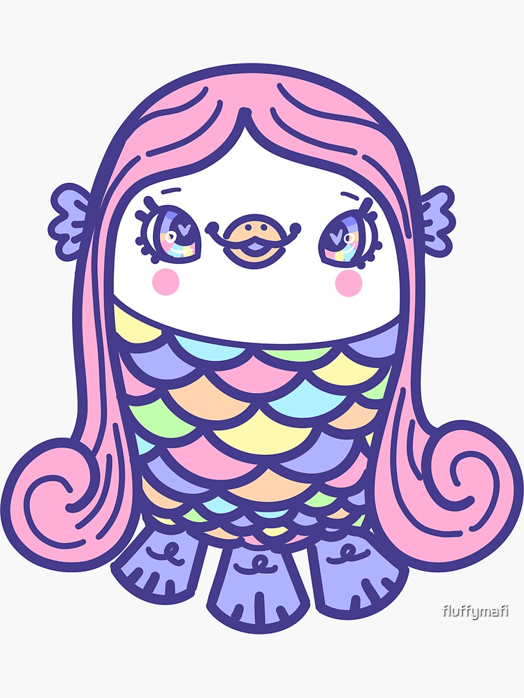 "Amabie" Sticker by fluffymafi | Redbubble