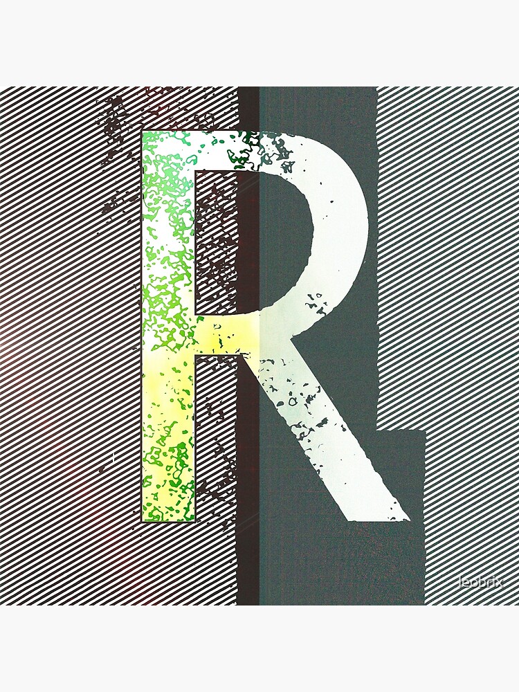 Póster «Letra mayúscula R.» de leobrix | Redbubble