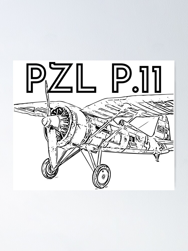 "PZL P.11C Polish Fighter" Poster for Sale by MikeJu | Redbubble