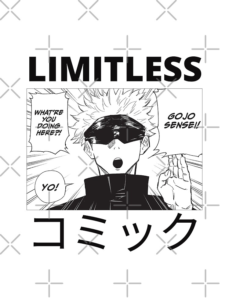 "Funny Gojo Manga Panel" Poster by narcocynic | Redbubble