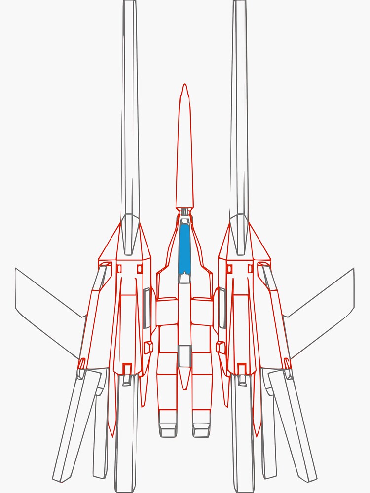 "R-gray 1 from raystorm" Sticker for Sale by bigjezza | Redbubble