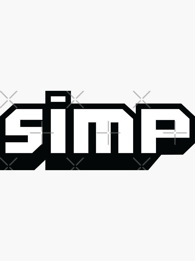 "Simp Twitch " Sticker by SimplyNewDesign | Redbubble