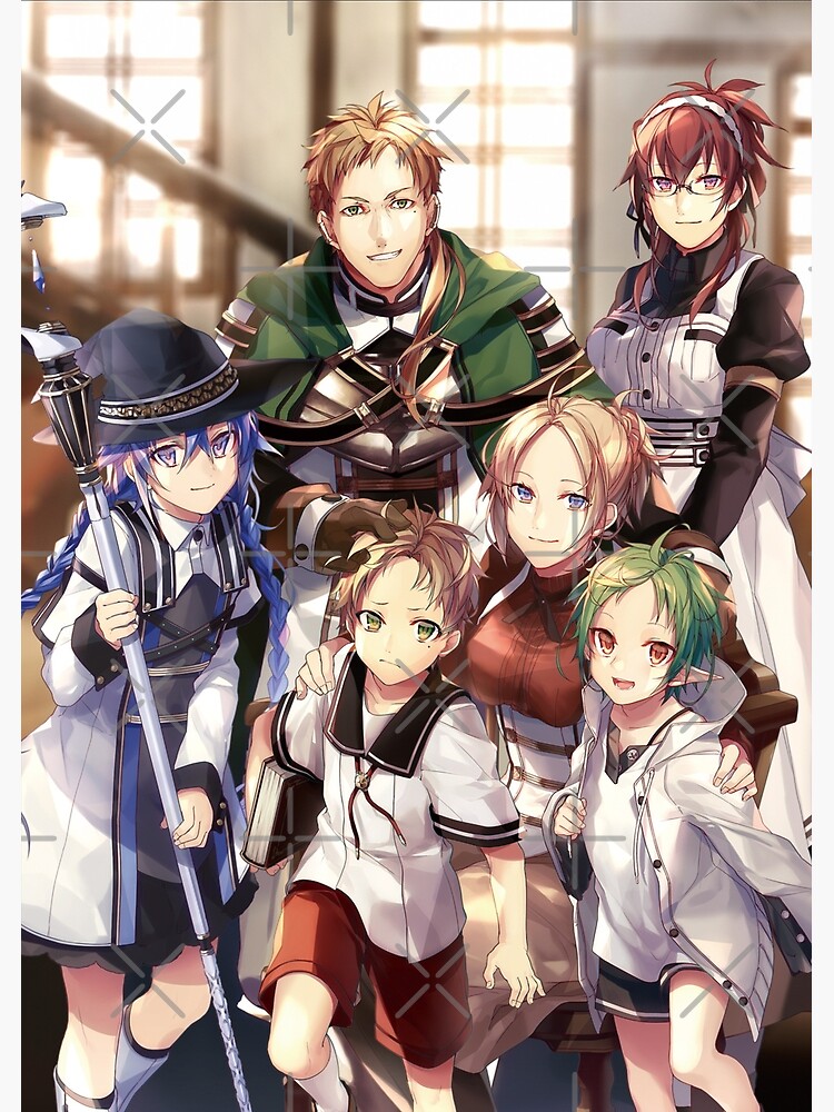 "jobless reincarnation " Poster for Sale by TrueYou | Redbubble