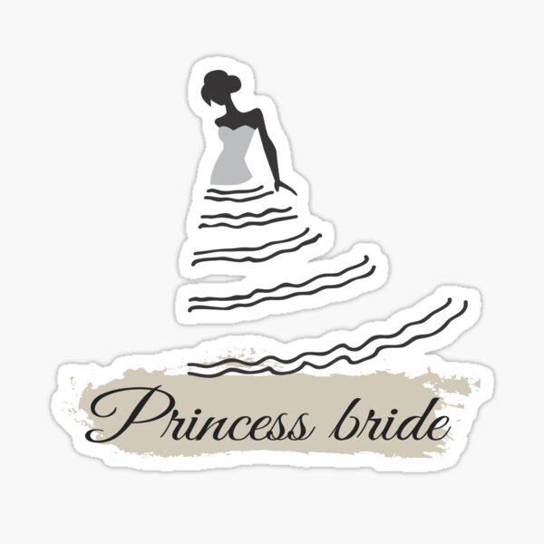 "Princess bride" Sticker by Primarkt | Redbubble