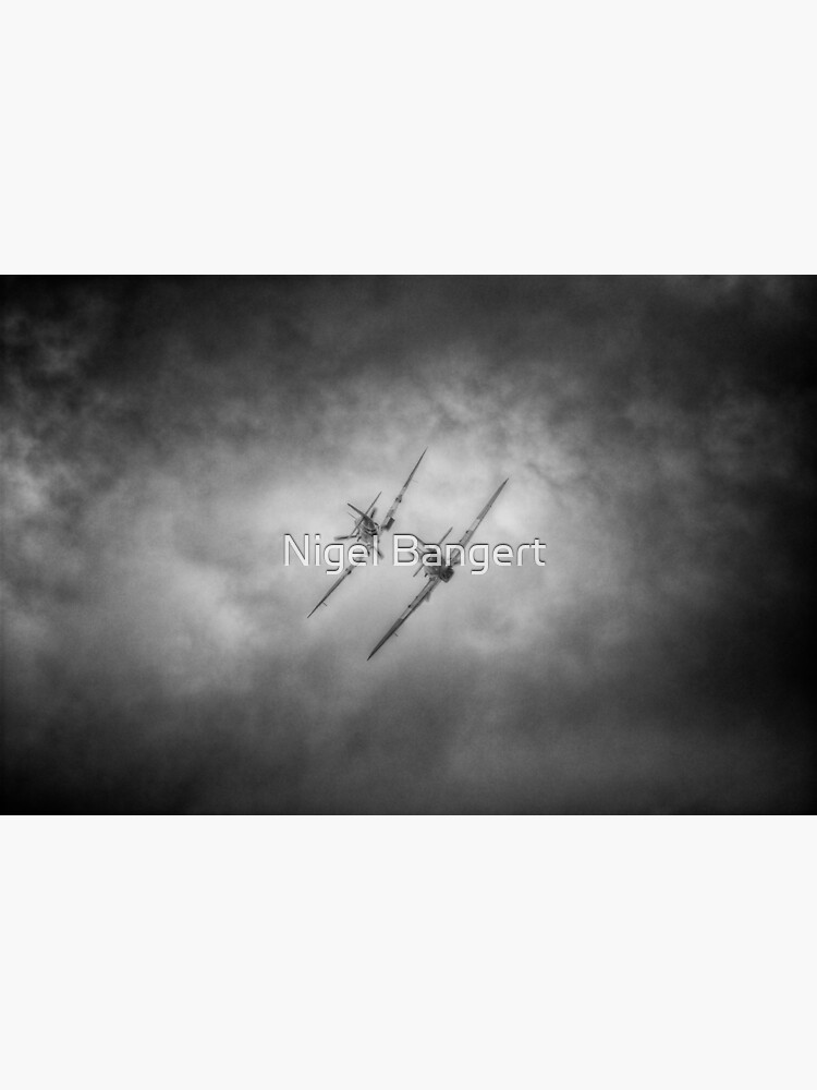 "BBMF Spitfire and Hurricane Mono" Sticker for Sale by Nigdaw | Redbubble