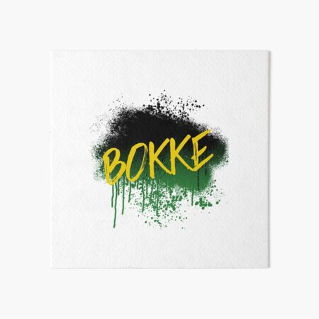 "South African Rugby Bokke Paint splat " Art Board Print by SKilner ...