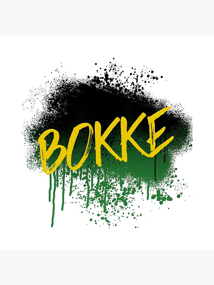 "South African Rugby Bokke Paint splat " Art Print by SKilner | Redbubble