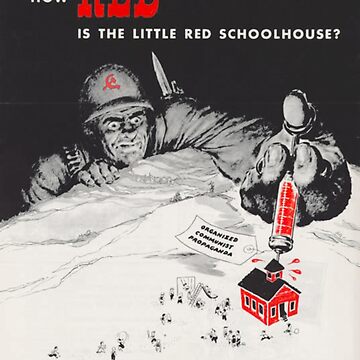 "How Red Is The Little Red School House" Sticker for Sale by Trinity98 ...