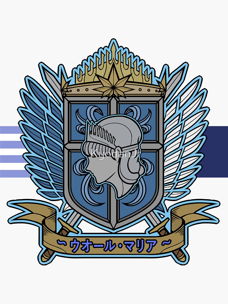 "Wall maria" Sticker for Sale by KyodanJr | Redbubble