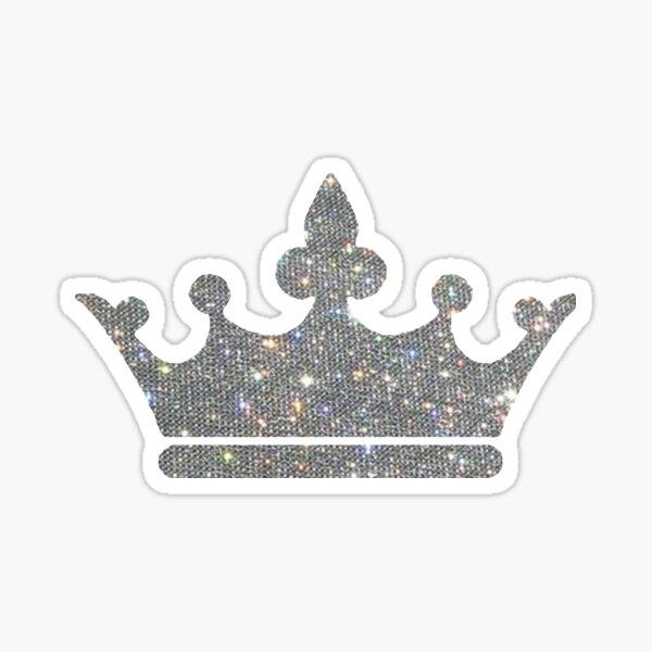 "Crown" Sticker by BubbleFog | Redbubble