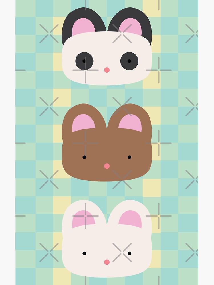 "Square Bear" Sticker for Sale by henri-ko | Redbubble