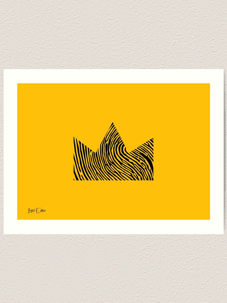 "Zebra Pattern King, Crown Pattern - Limited Edition Version" Art Print ...