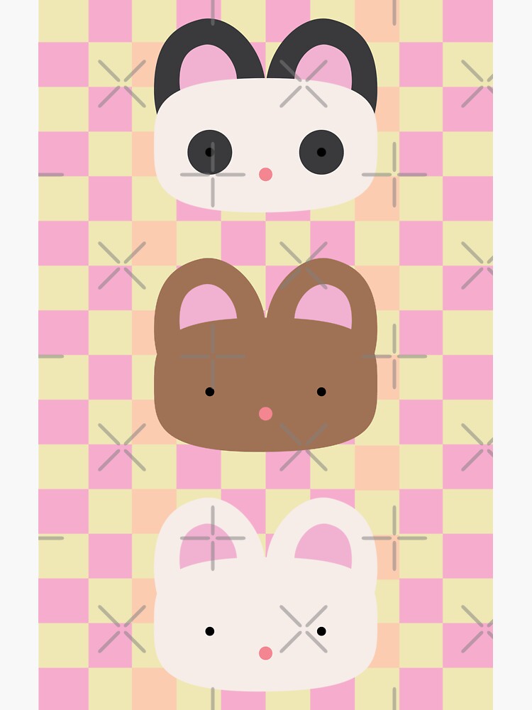 "Square Bear" Sticker for Sale by henri-ko | Redbubble