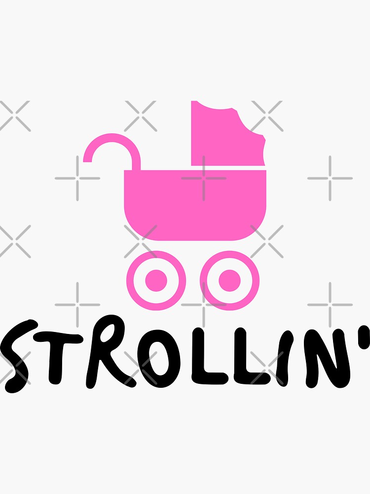 "Strollin" Sticker for Sale by Zookla | Redbubble