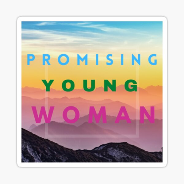 "Woman Promising Young Woman" Sticker by KamillotLarkine | Redbubble