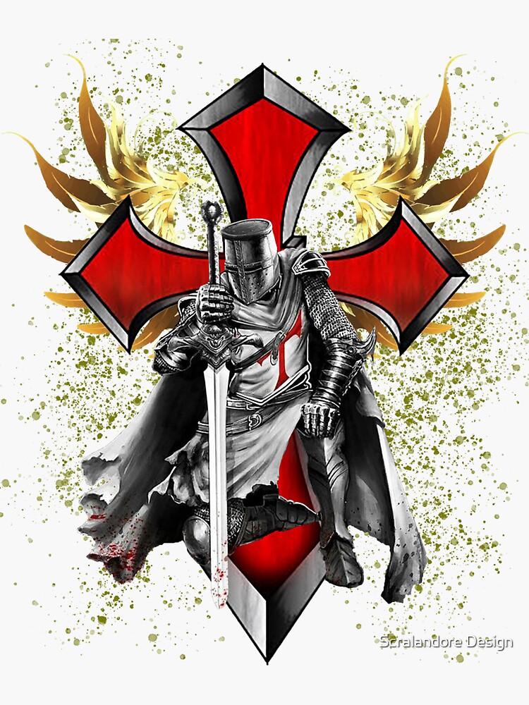 "Knights Templar Christian Faith In Jesus Christ And God Bible Tee ...