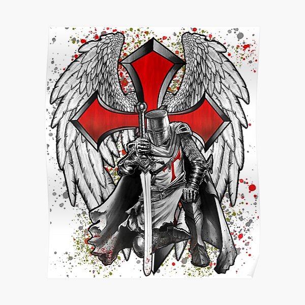 Knights Templar Oath Wall Art | Redbubble