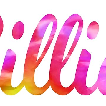 "Pretty Lillian girls name multi-color design" Poster for Sale by ...