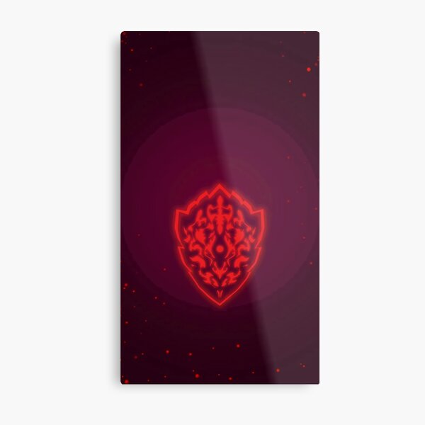 Lámina metálica «Símbolo del escudo de TROTSH» de elaxsuchdqa | Redbubble