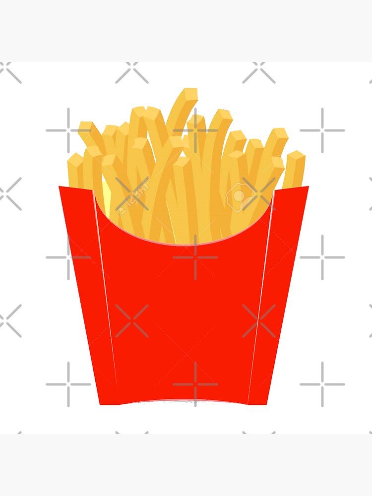 "Packet of fries" Sticker by BMDesigneleven | Redbubble