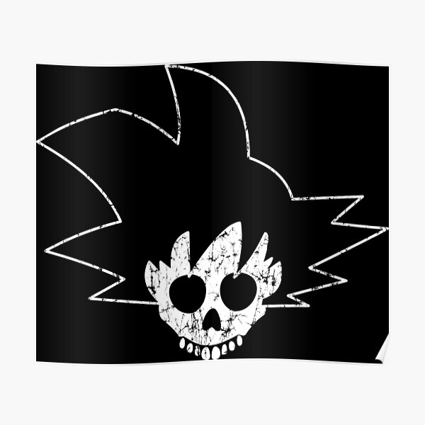 Goku Skull Posters | Redbubble