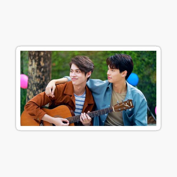 "Tine and Smiling Sarawat" Sticker for Sale by Sharmim1912 | Redbubble