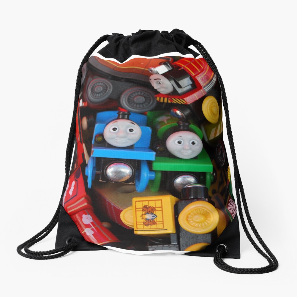 "Thomas and Percy" Drawstring Bag for Sale by LHerzog | Redbubble