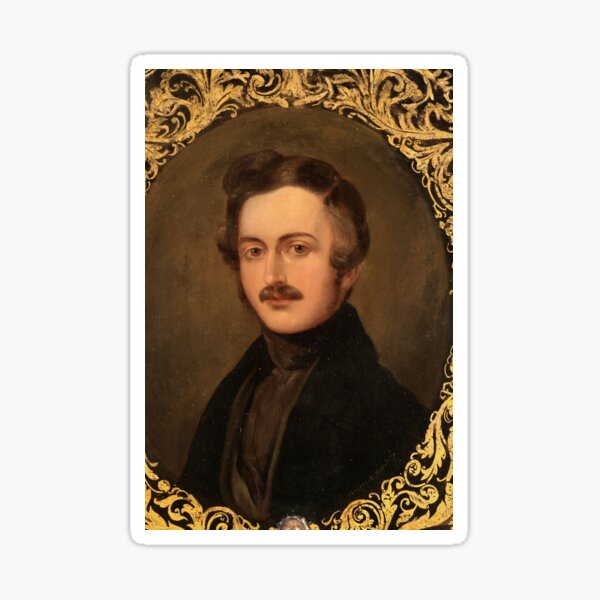 "Portrait of Prince Albert" Sticker by RocknRollPrints | Redbubble